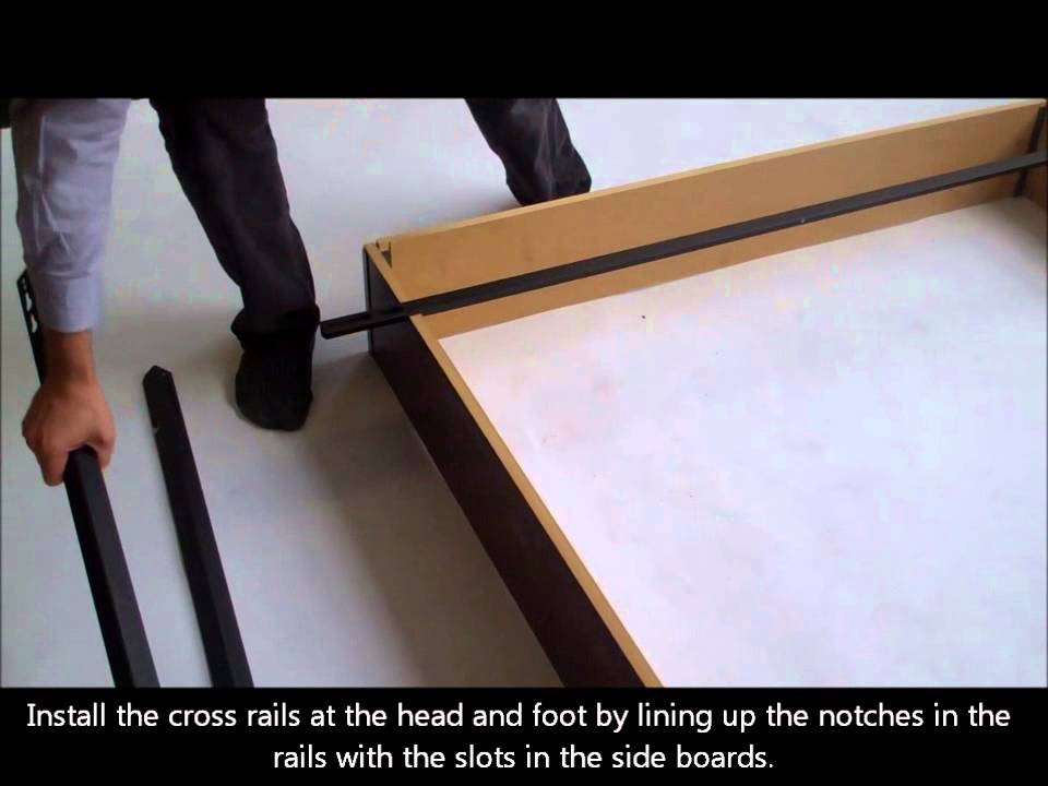 Wood Bed Base Assembly Video - YouTube
