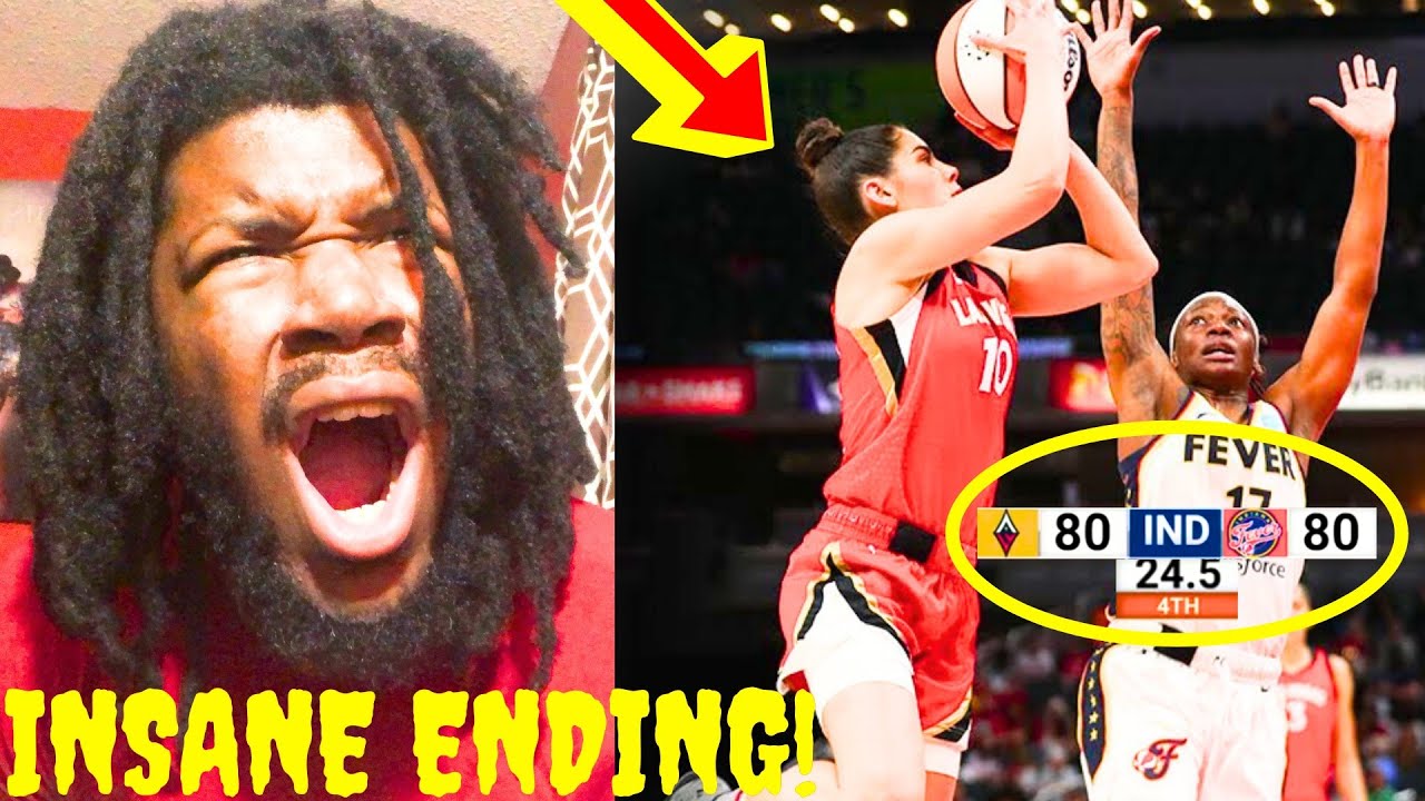 WNBA REACTION INDIANA FEVER VS LAS VEGAS ACES REACTION 2023 ACES VS ...