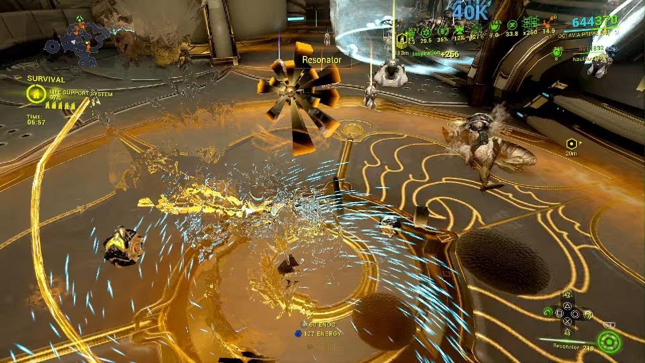 Warframe-OCTAVIA PRIME-STEEL PATH TEST BUILD - YouTube