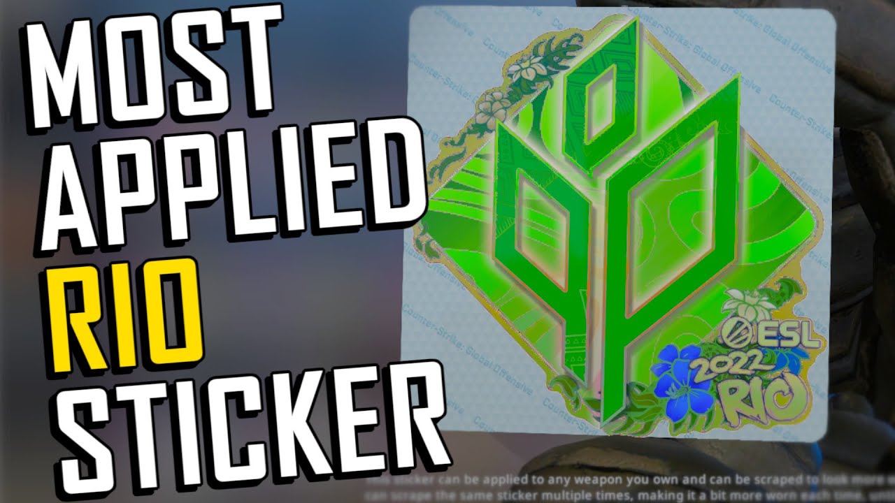 Rio Stickers CSGO News (This Is How Many Rio Stickers Get Applied ...
