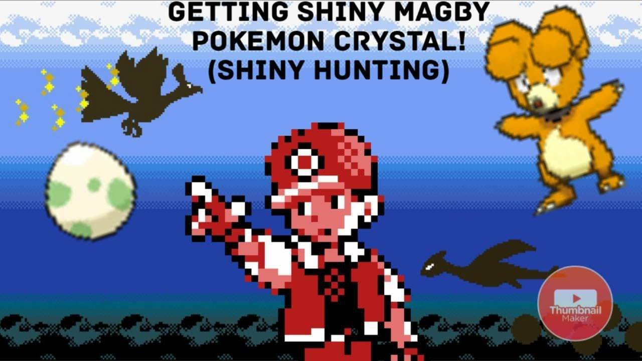 Getting shiny magby in pokemon crystal | Shiny hunting - YouTube