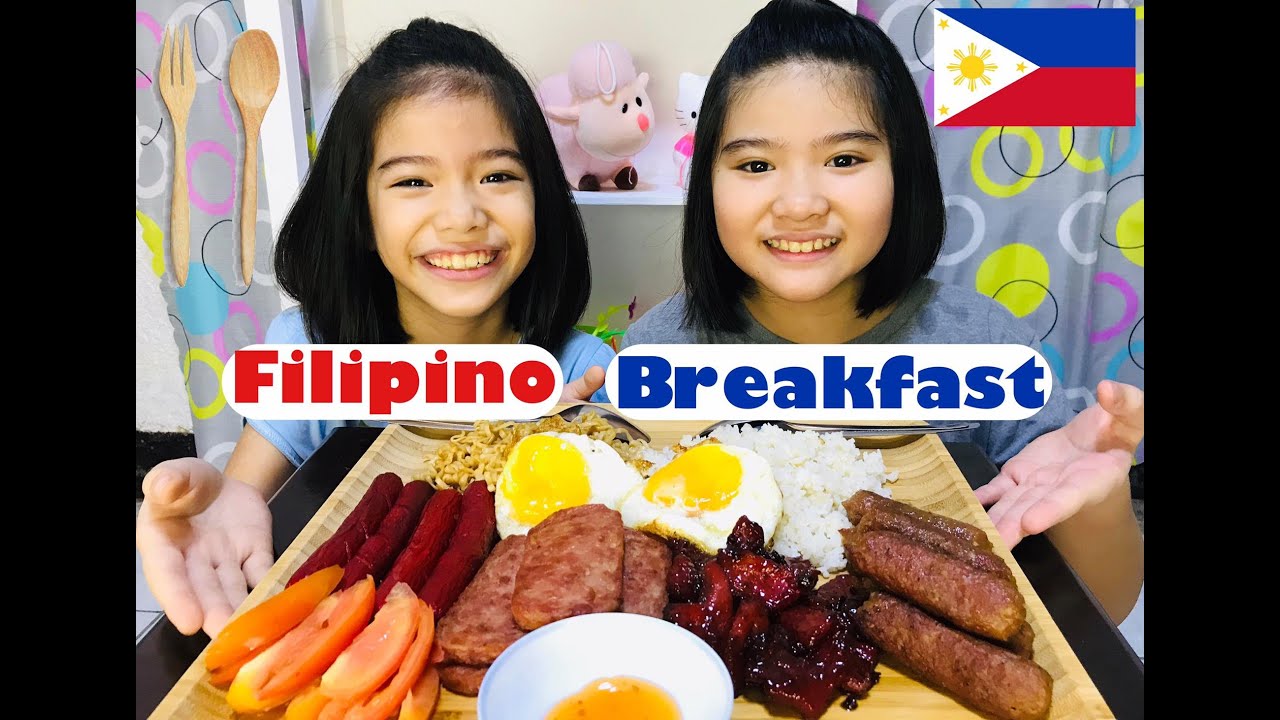 Filipino Breakfast | Silog Mukbang | Pinoy Almusal Kids Mukbang | Juls ...