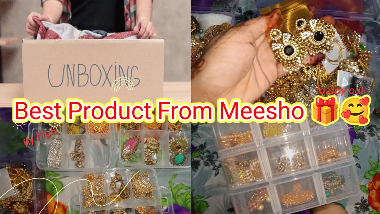 I GOT BEST JEWELLERY BOX FROM MEESHO🎁🥰| #unboxing #mesho #jewellery # ...