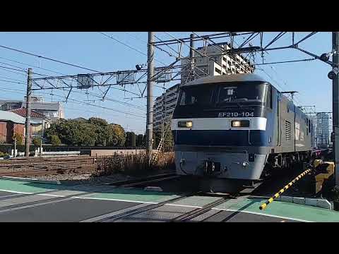 5681レ EF210-104+コキ2B - YouTube