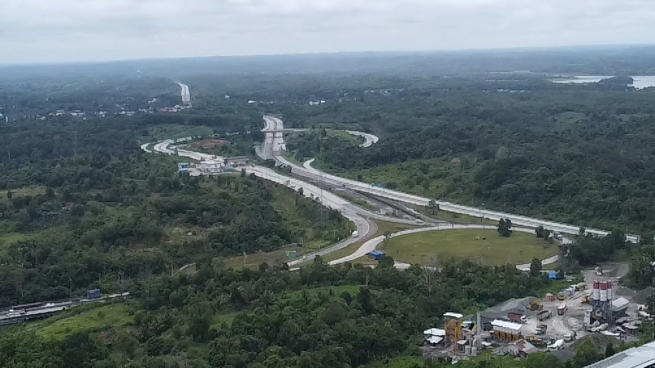 KONDISI TOL KARANGJOANG DAN TOL IKN SEGMEN 3A STA 27-21DILIHAT DARI ...