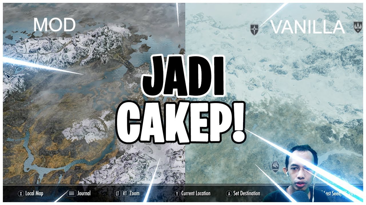 mod skyrim map - A Quality World Map with Stone Roads - YouTube