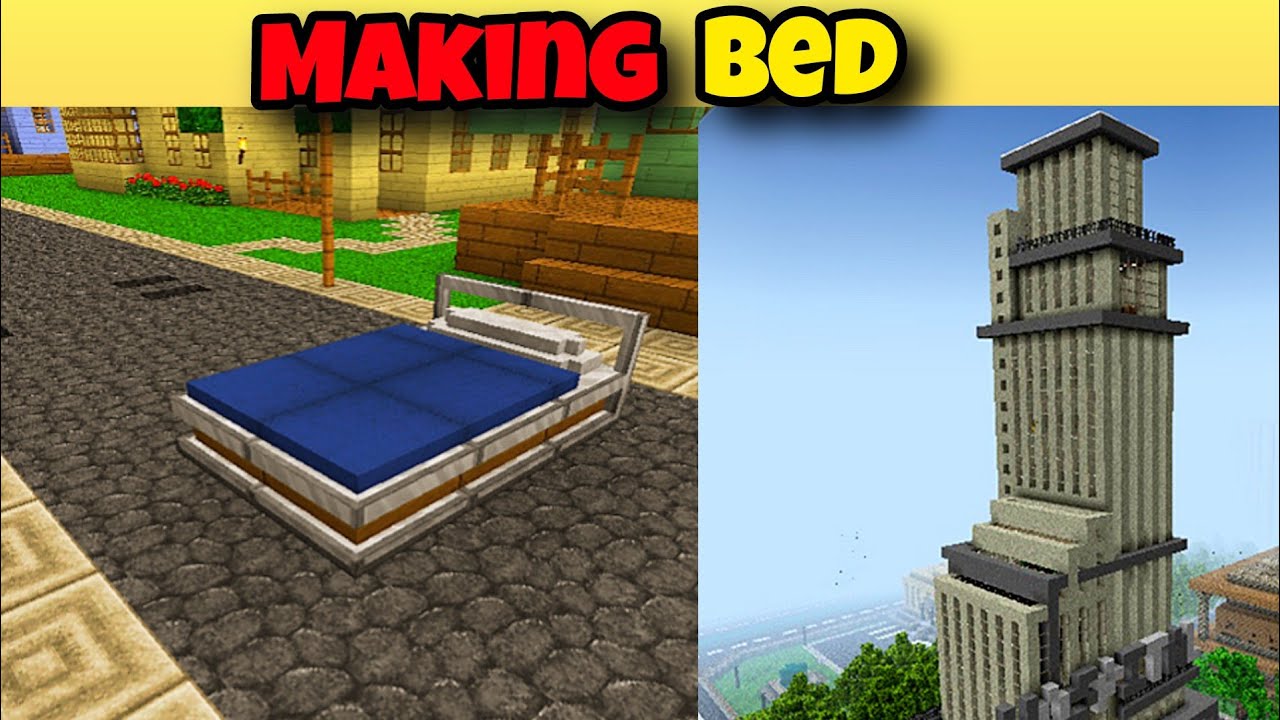 How to Make Beds in Mini Modern City Craft - YouTube