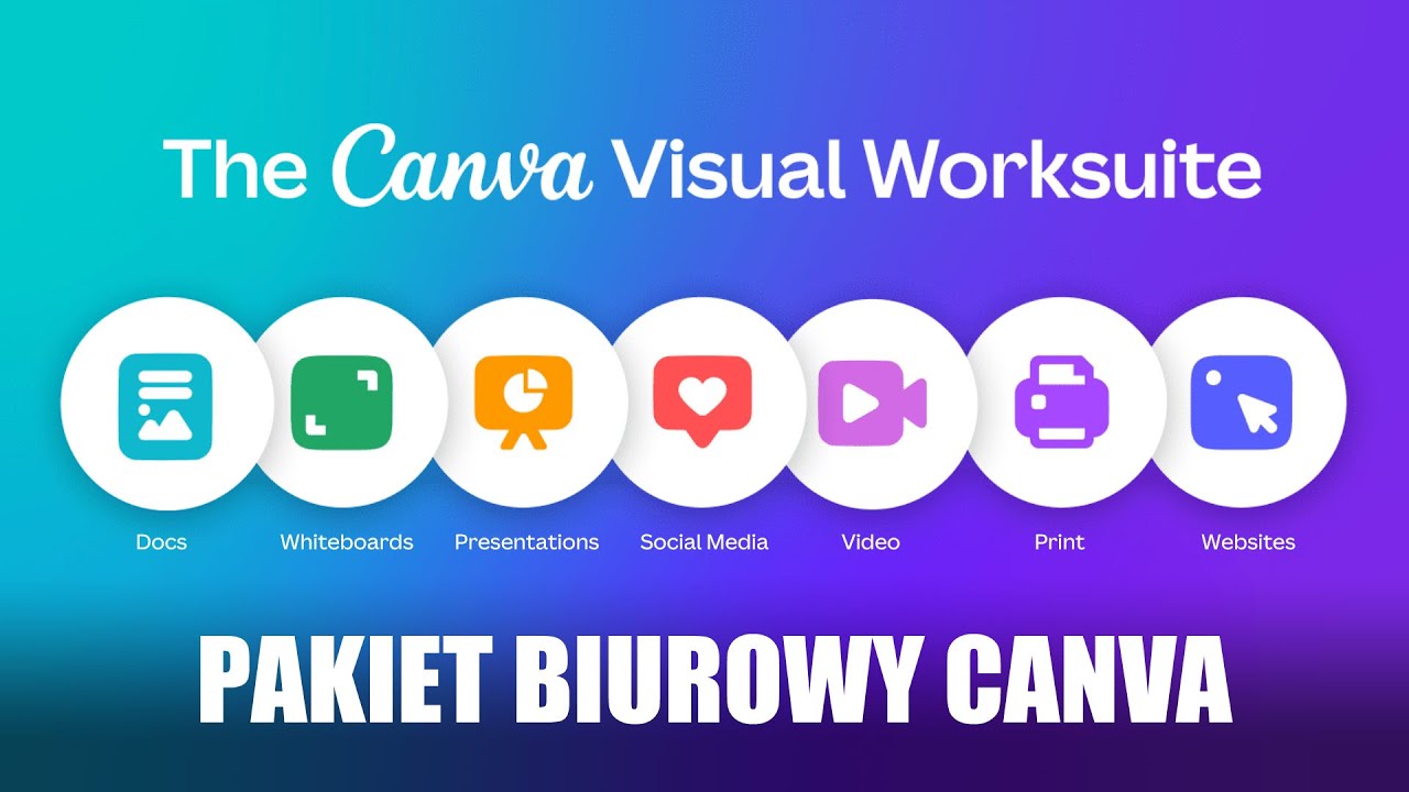 Canva Visual WorkSuite - pakiet biurowy jak Office, ale inny - YouTube