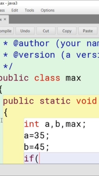 #java #icse #tenth #icsetenthjava Decision Making #IfStatement ifelse statement wap to find max ...