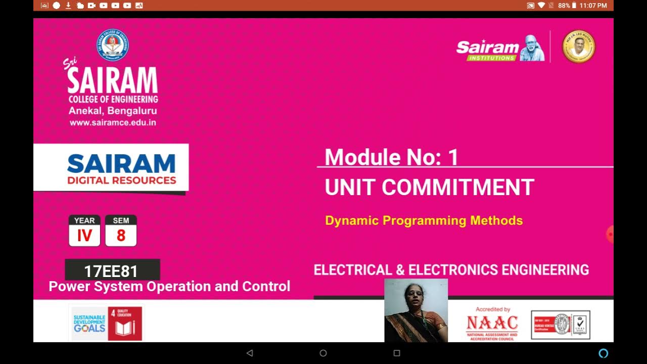 Lecture Video11_17EE81_Module-1_Dynamic Programming Method_R.Gunasekari ...