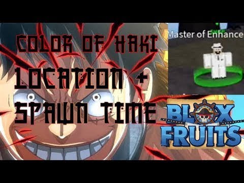 Haki Color spawn location (Blox Fruits) - YouTube