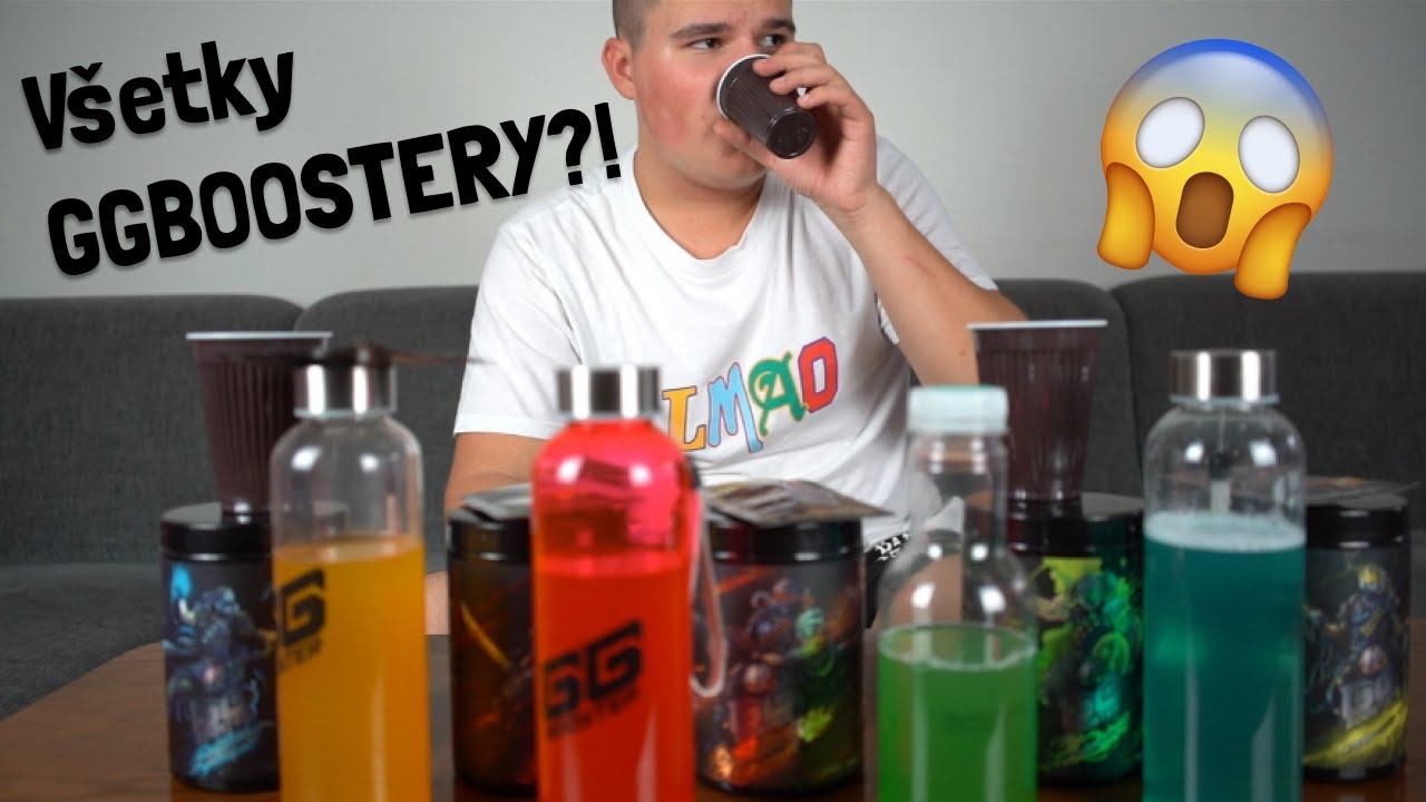 Ochutnávka všetkých GGBOOSTEROV !!! #ggbooster od @EvilBender47 - YouTube