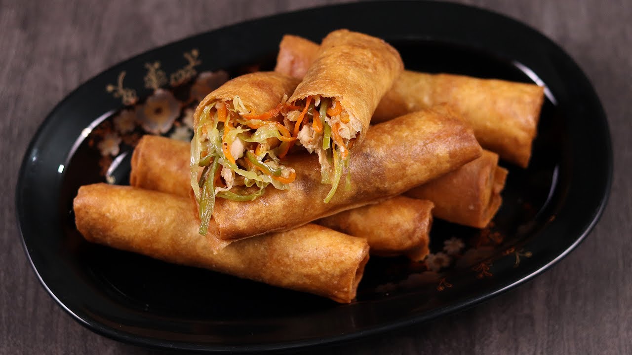 Chicken Spring Rolls | Spring Rolls | How to Make Spring Rolls - YouTube