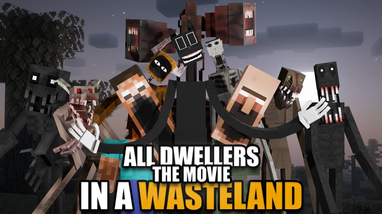 Surviving ALL of Minecraft's DWELLERS in a Wasteland [FULL MOVIE] - YouTube