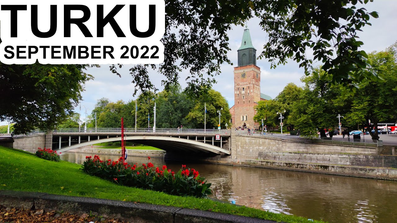 Walking in Turku, Finland - Early September 2022 - YouTube