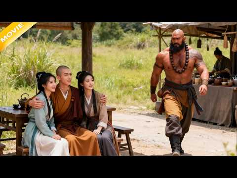 假和尚寺廟調戲女孩，魯智深一聲怒吼，假和尚直接跪地求饒！⚔️  抗日 MMA | Kung Fu 💥#抗战 #特种兵 #功夫 #武侠 #武松