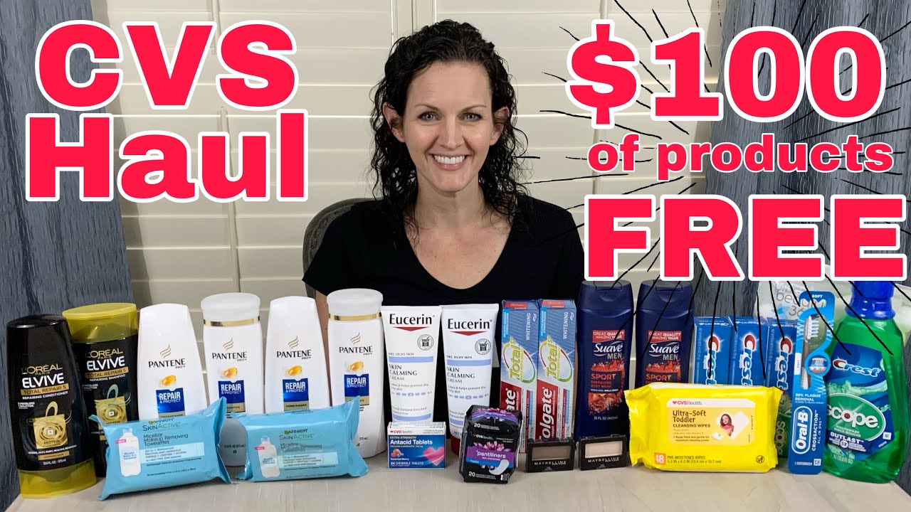CVS Haul | $100 of Products FREE | Week of 2/7 - YouTube