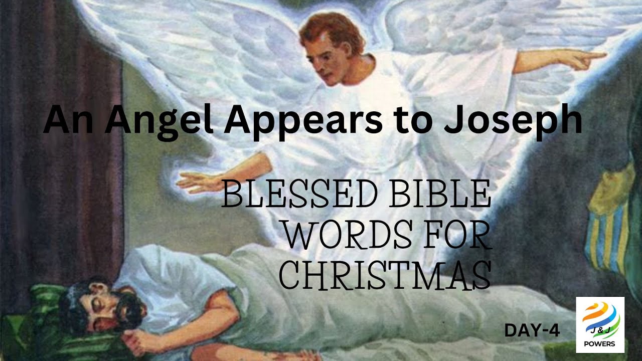 #Christmas message, Blessed Bible words for Christmas #An Angel Appears ...
