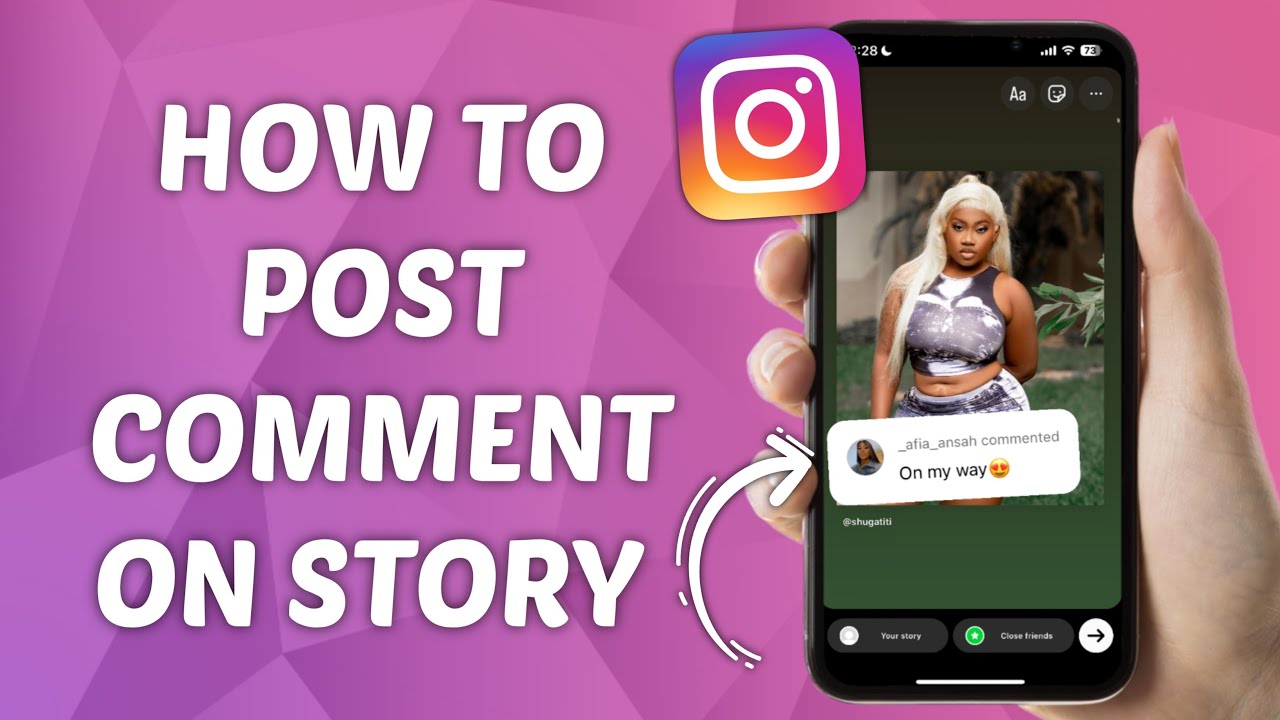 How to Post Comment on Instagram Story - Share Comment to Story - YouTube
