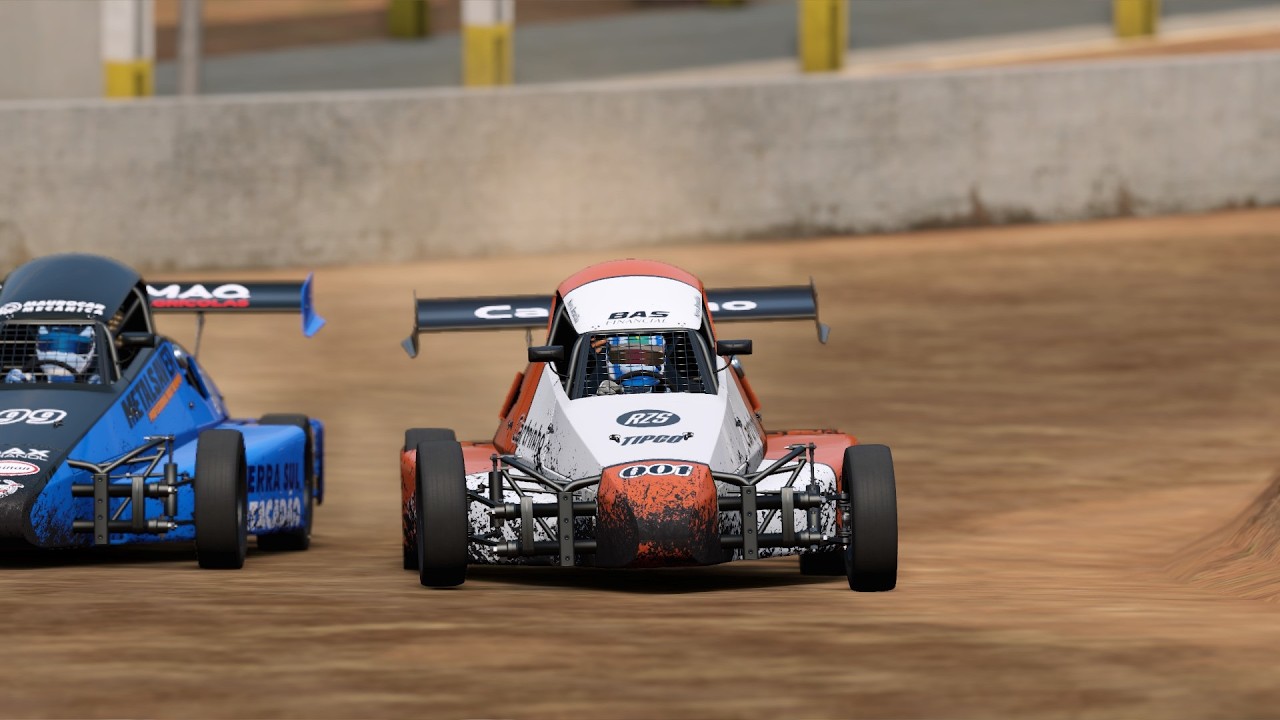 AMS2 - Brazil Dirt Track racing 2/1 - YouTube