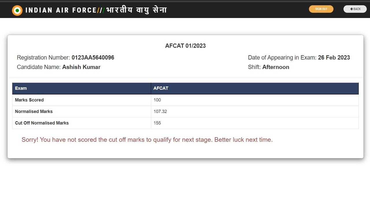 AFCAT Result 2023 Kaise Dekhe || How To Check AFCAT Result 2023 - YouTube