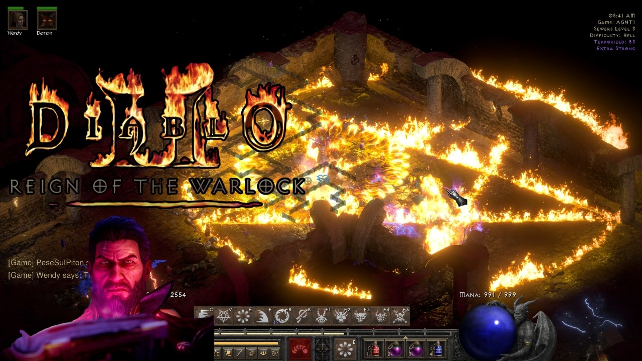 D2R Fire Chaos Warlock Gameplay - YouTube