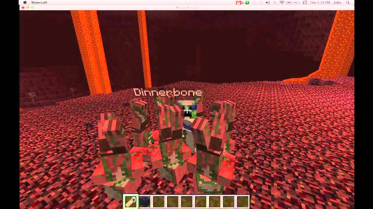 Minecraft Dinnerbone Easter Egg - YouTube