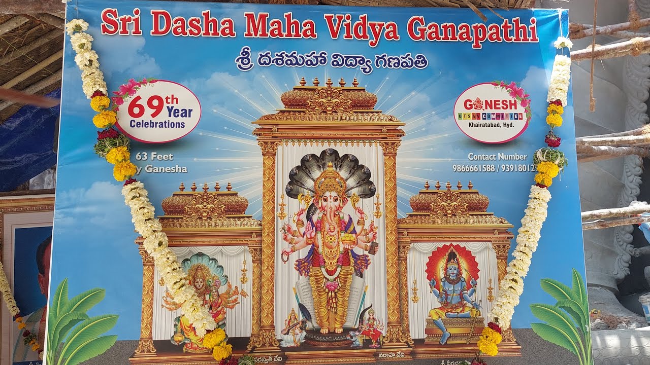 Khairatabad Ganesh 2023 Making LIVE | India's biggest matti ganapati ...