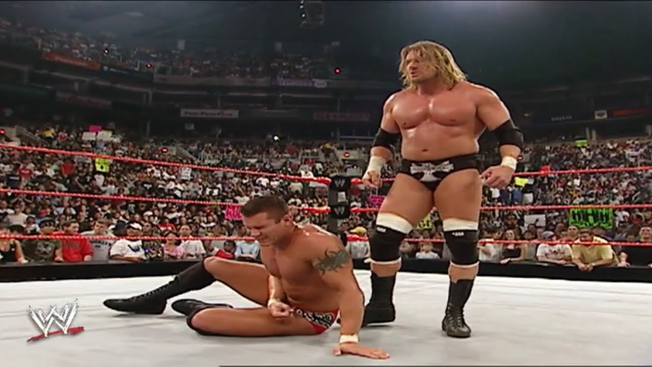 Evolution vs Edge Tajiri & Shelton Benjamin - Raw May 3 2004 (2/2 ...