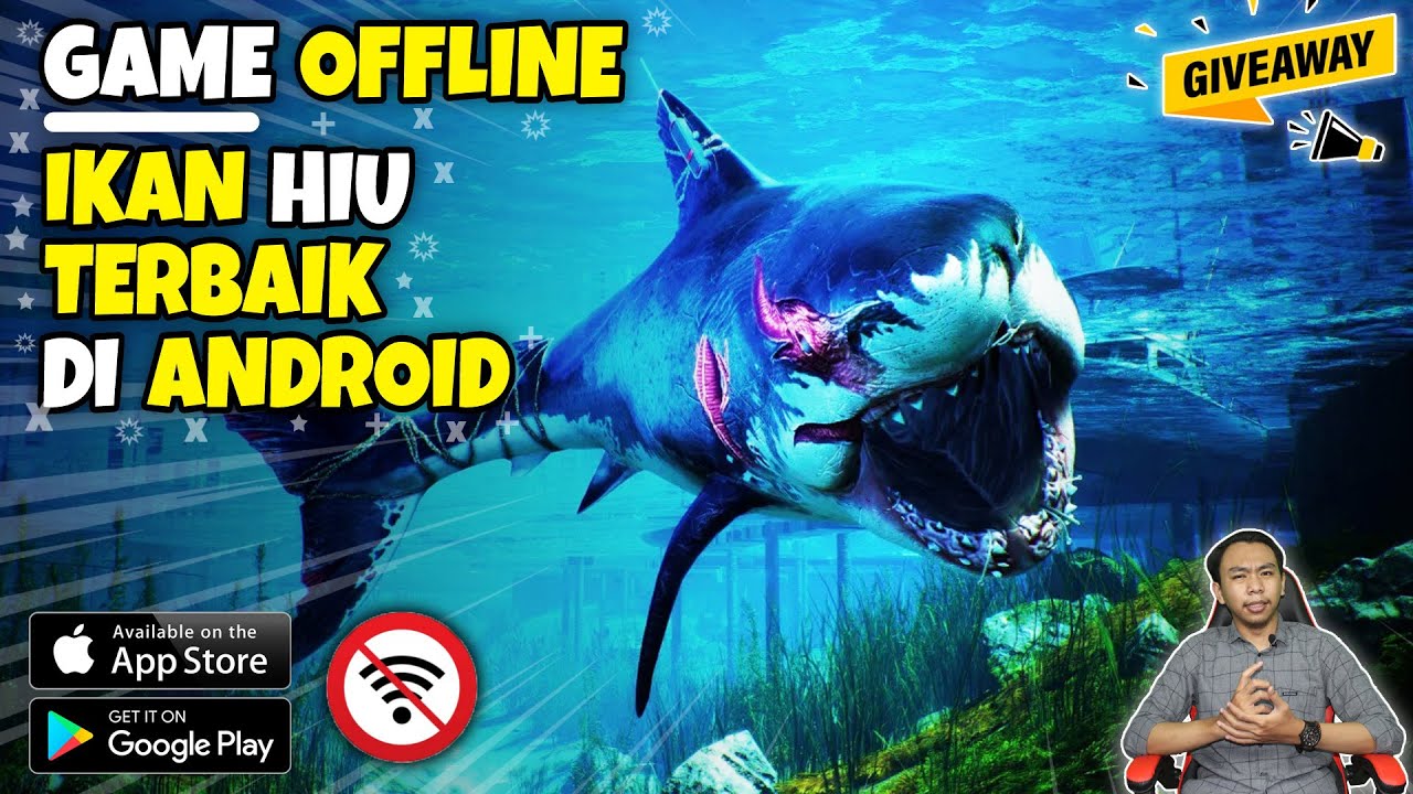 Top 7 Game Android Offline Ikan Hiu Terbaik 2022 - Giveaway - YouTube
