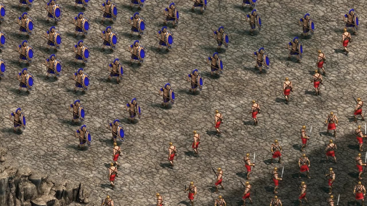 300 SPARTANS vs 10,000 PERSIANS - Battle of Thermopylae | Age of ...