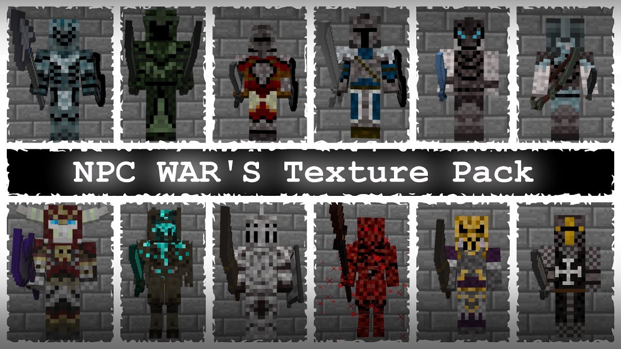 NPC WAR's 1k special - My texture pack [OUTDATED] - YouTube