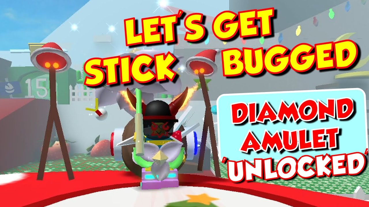 Bee Swarm Simulator Diamond Stick Bug Amulet - 'UNLOCKED' - YouTube