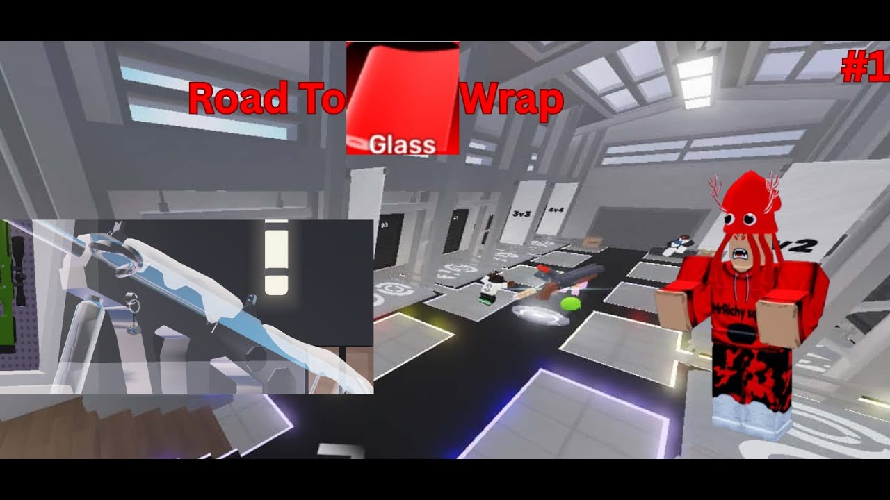 Road To glass wrap Roblox Rivals - YouTube