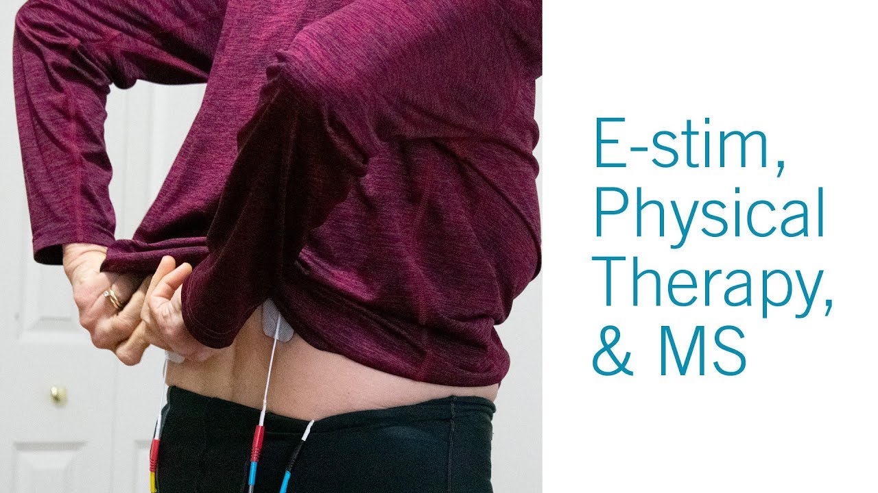 Using Neufit's E-stim with Physical Therapy for MS - YouTube