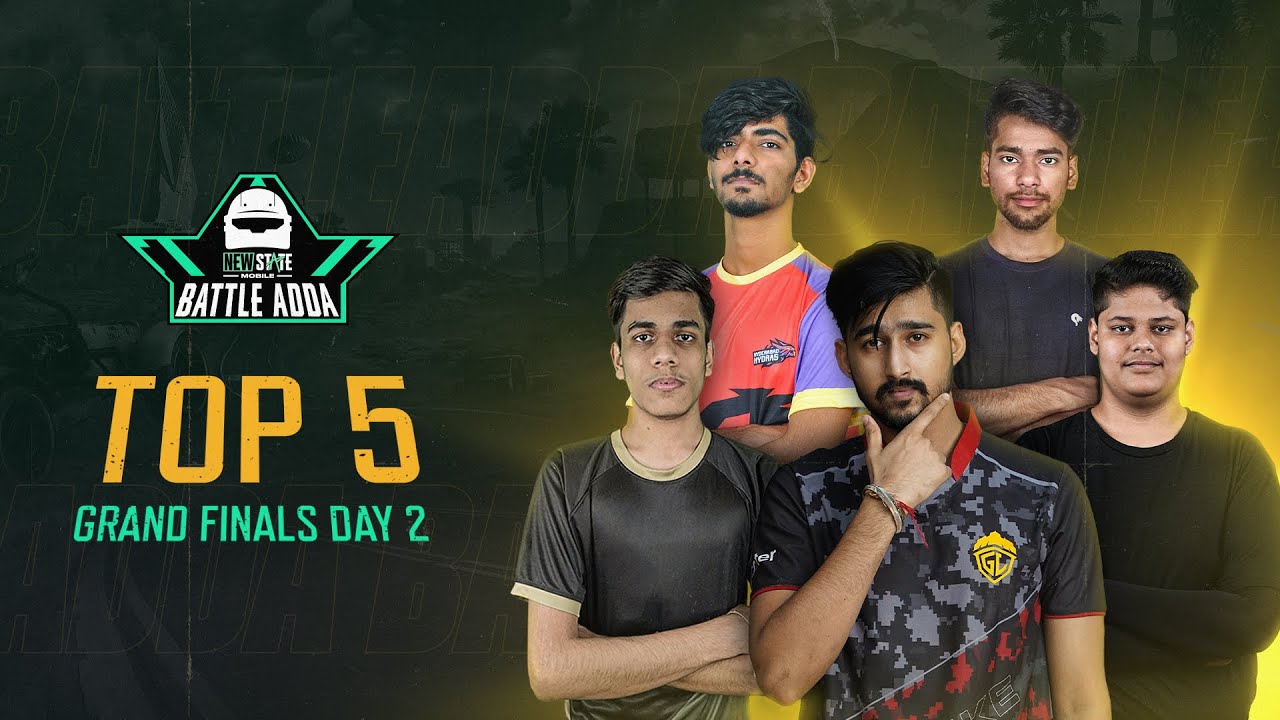 Top 5 Finishes | Battle Adda | Grand Finals Day 2 - YouTube