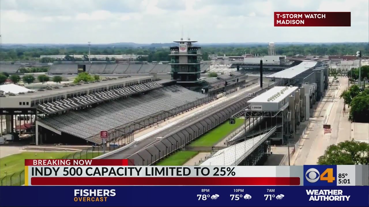 Indy 500 capacity limited to 25% - YouTube