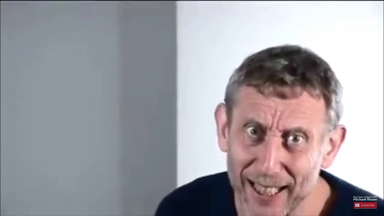Hot food but every time Michael Rosen Blows, Gulps, clicks, and says ...
