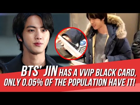 BTS' Jin was Spotted Paying for Suga's Birthday Party with His Prestigious Black Card