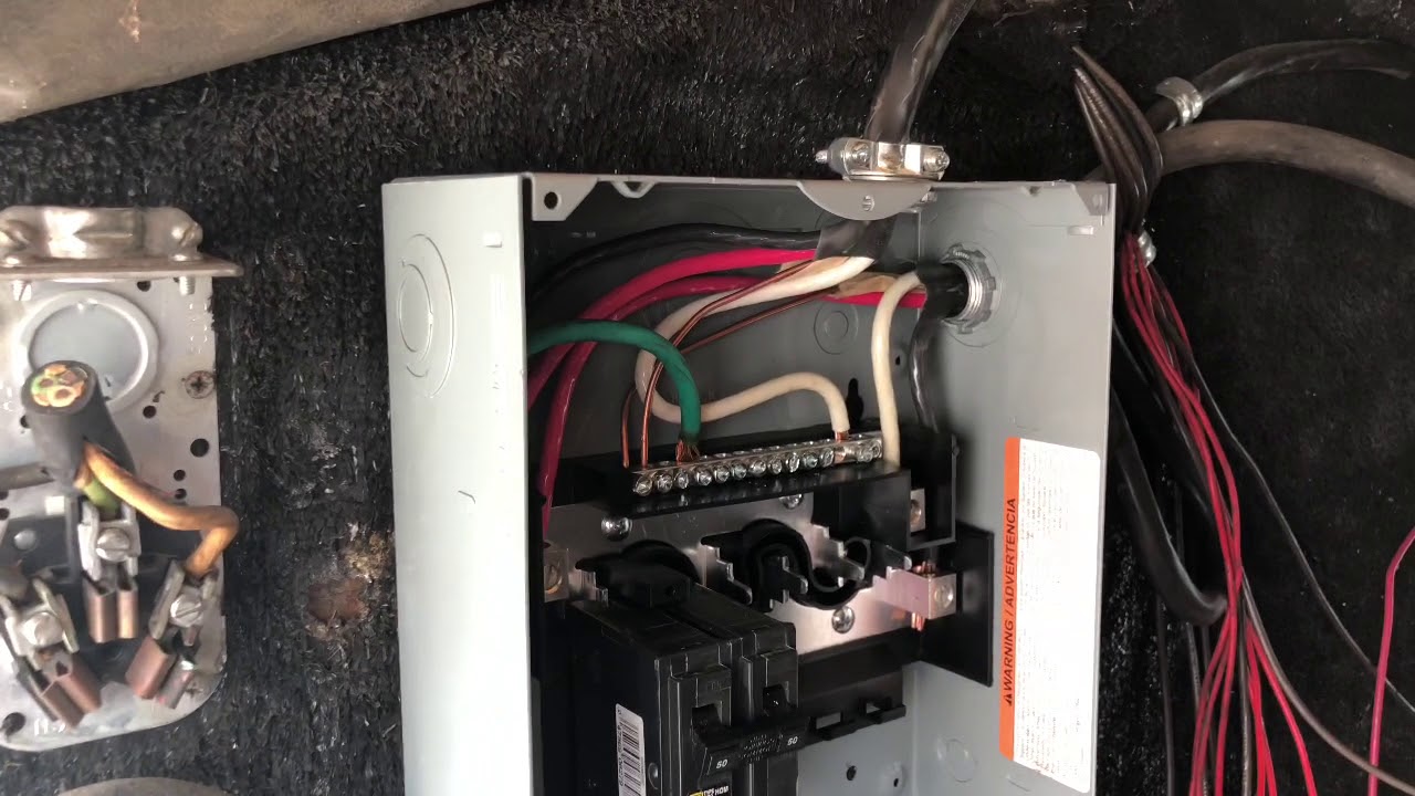 DIY transfer switch - YouTube