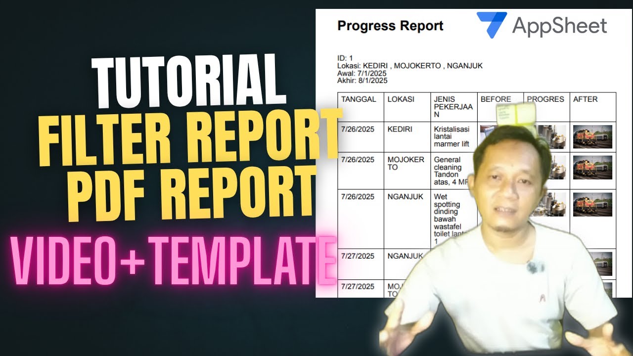 Tutorial Membuat Filter Data dan Menampilkan ke PDF (Video Lengkap + Template Appsheet) - YouTube