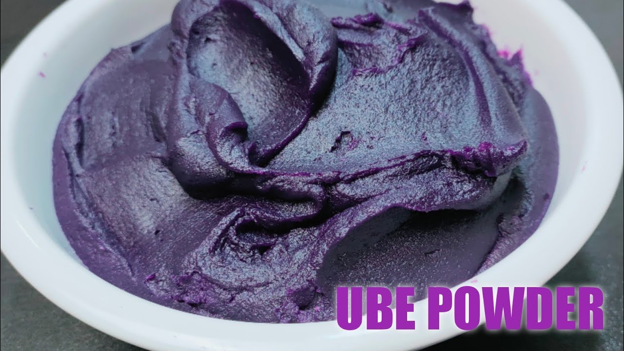 Ube Halaya Recipe Using Ube Powder Youtube