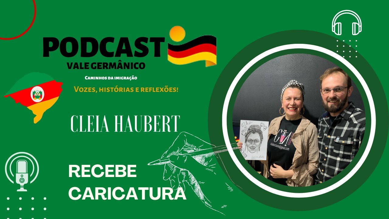 #34 Podcast Vale Germânico: Caricatura entregue pelo Lucas Roth para ...