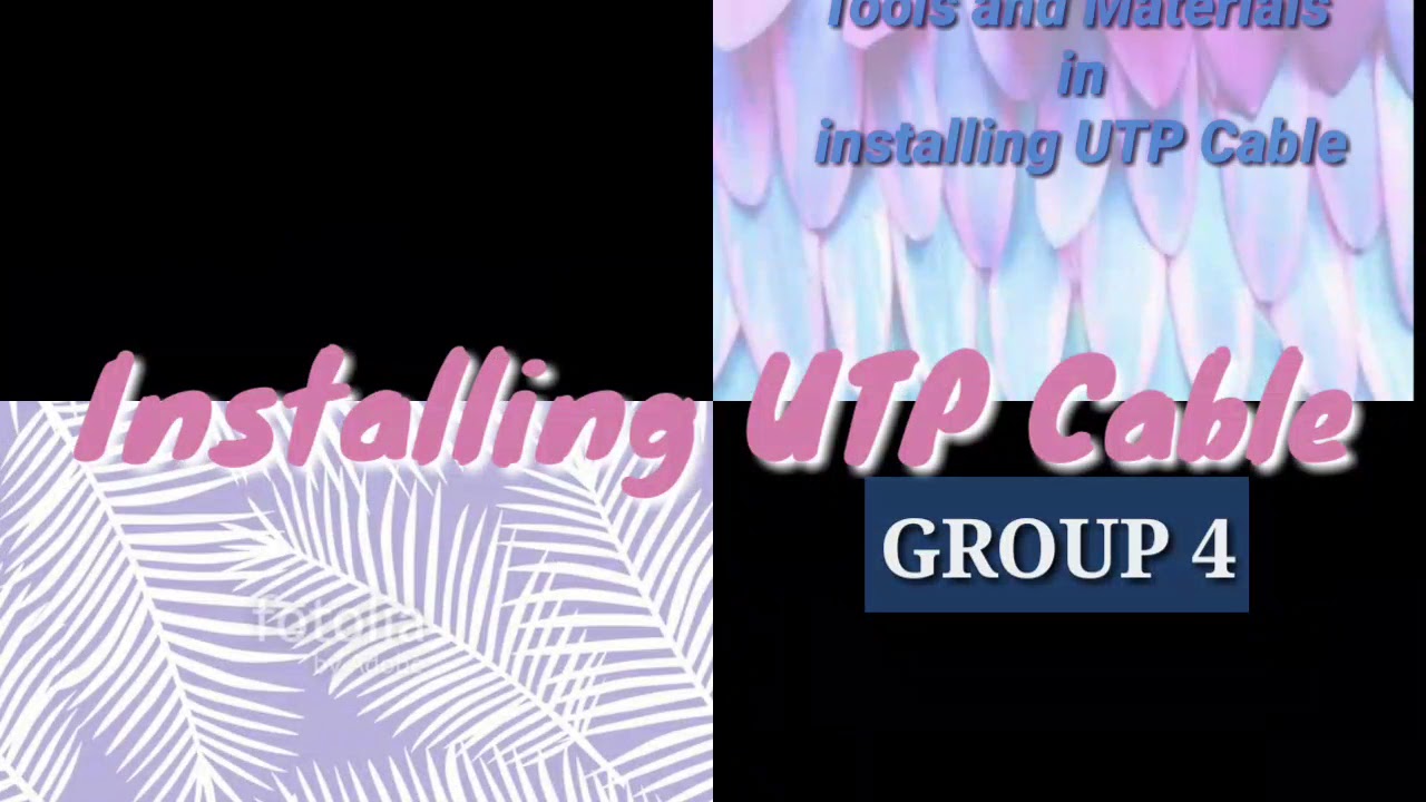 How to Install UTP Cable | G4 - YouTube