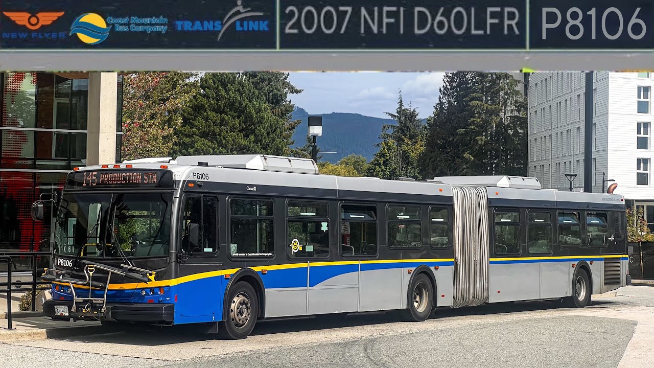 TransLink 2007 NFI D60LFR /P8106/ route 145 (Ride Video) - YouTube