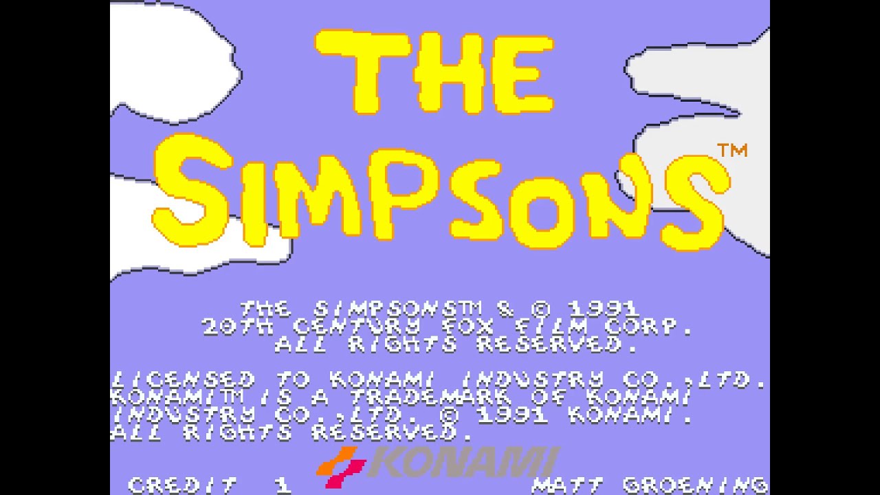 The Simpsons | Arcade | MAME | HD - YouTube