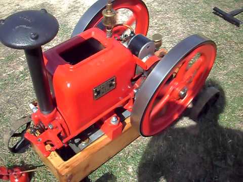2HP Type "A" Sundial Stationary Engine - YouTube