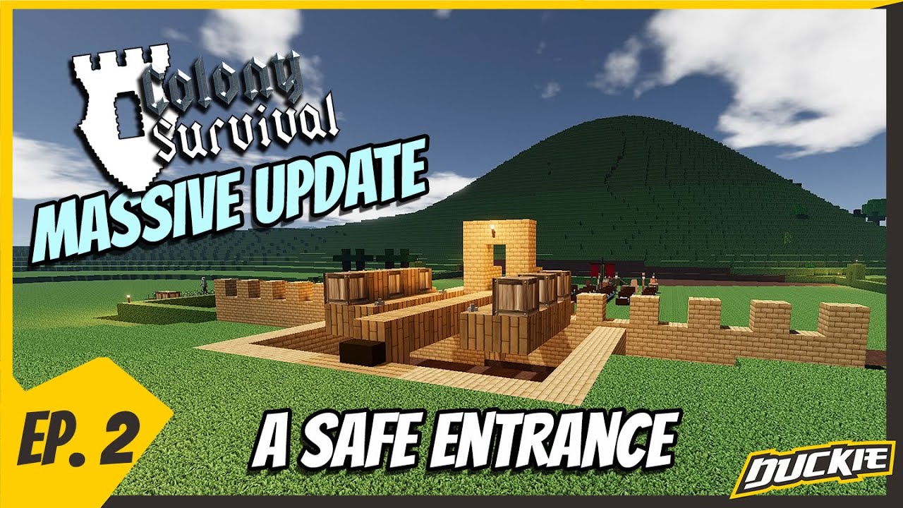 THIS IS SAFE... we hope! | Colony Survival | Update 0.9 | Ep2 - YouTube