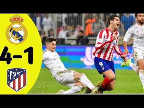 Real Madrid vs Atletico Madrid 4-1 Final Super Cup Spanyol 2020