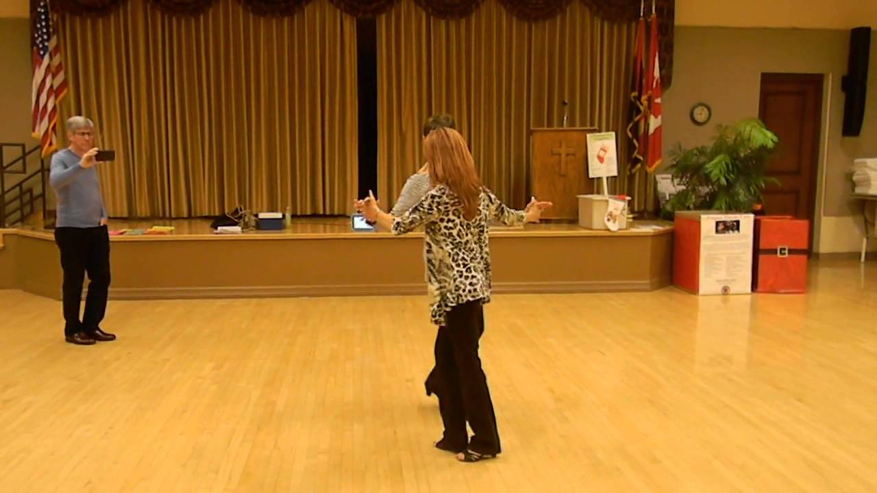 Cha Cha parallel breaks, forward & back; patty cakes; lady free spin ...